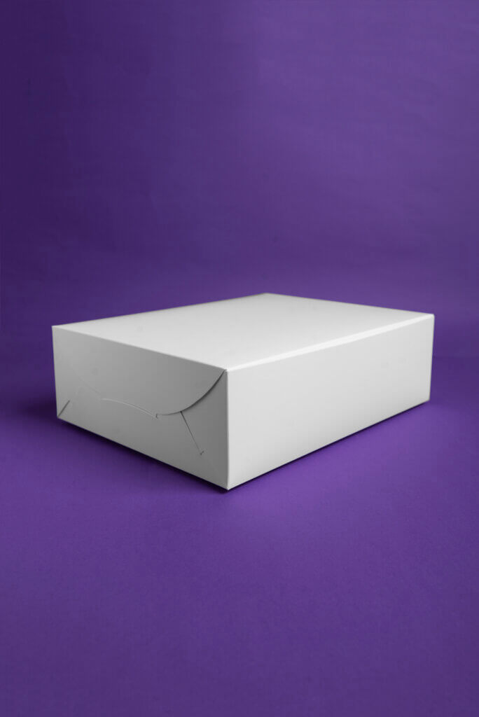 plain Self lock white color box – The Shape Factory