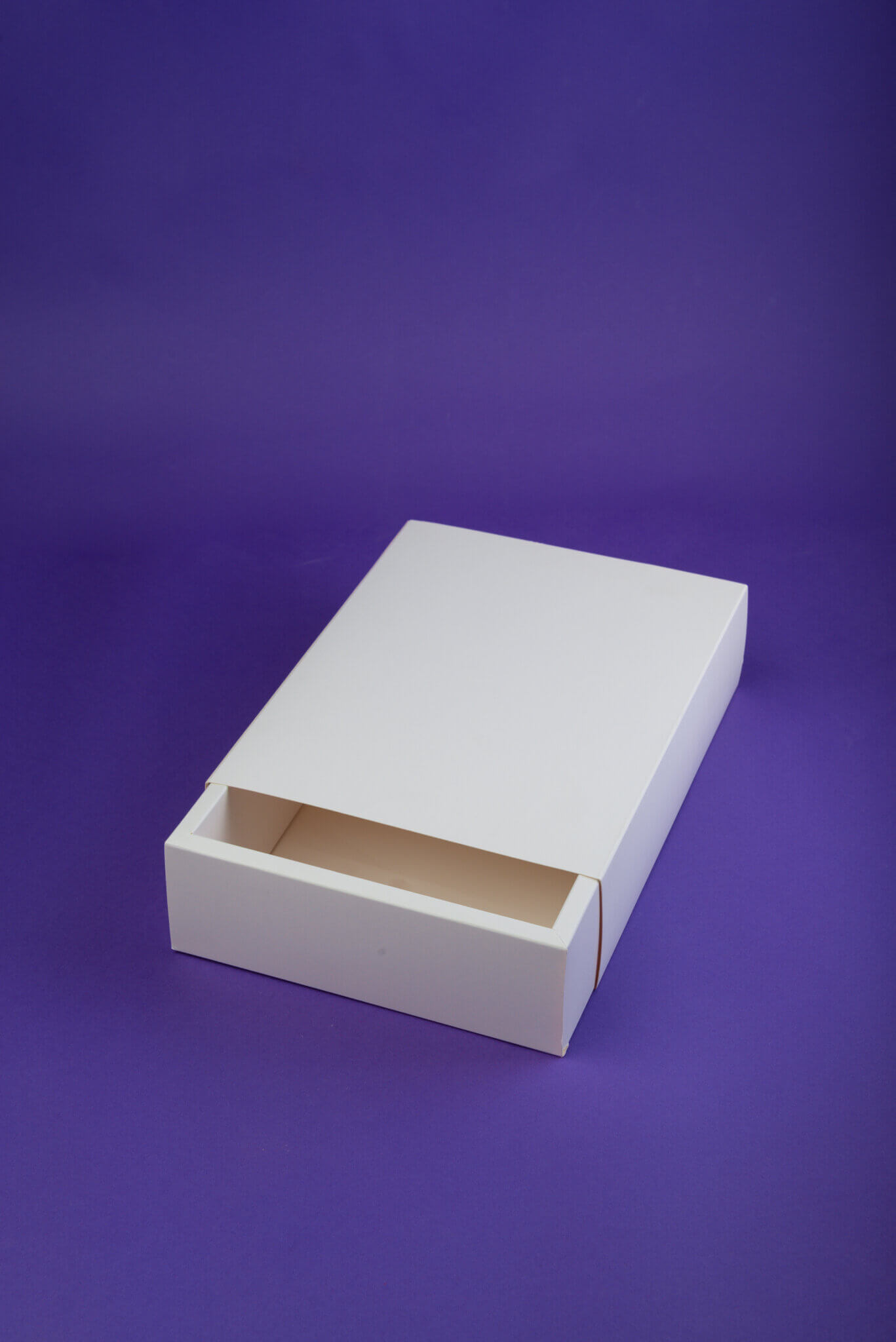 plain white color Sliding matchbox – The Shape Factory